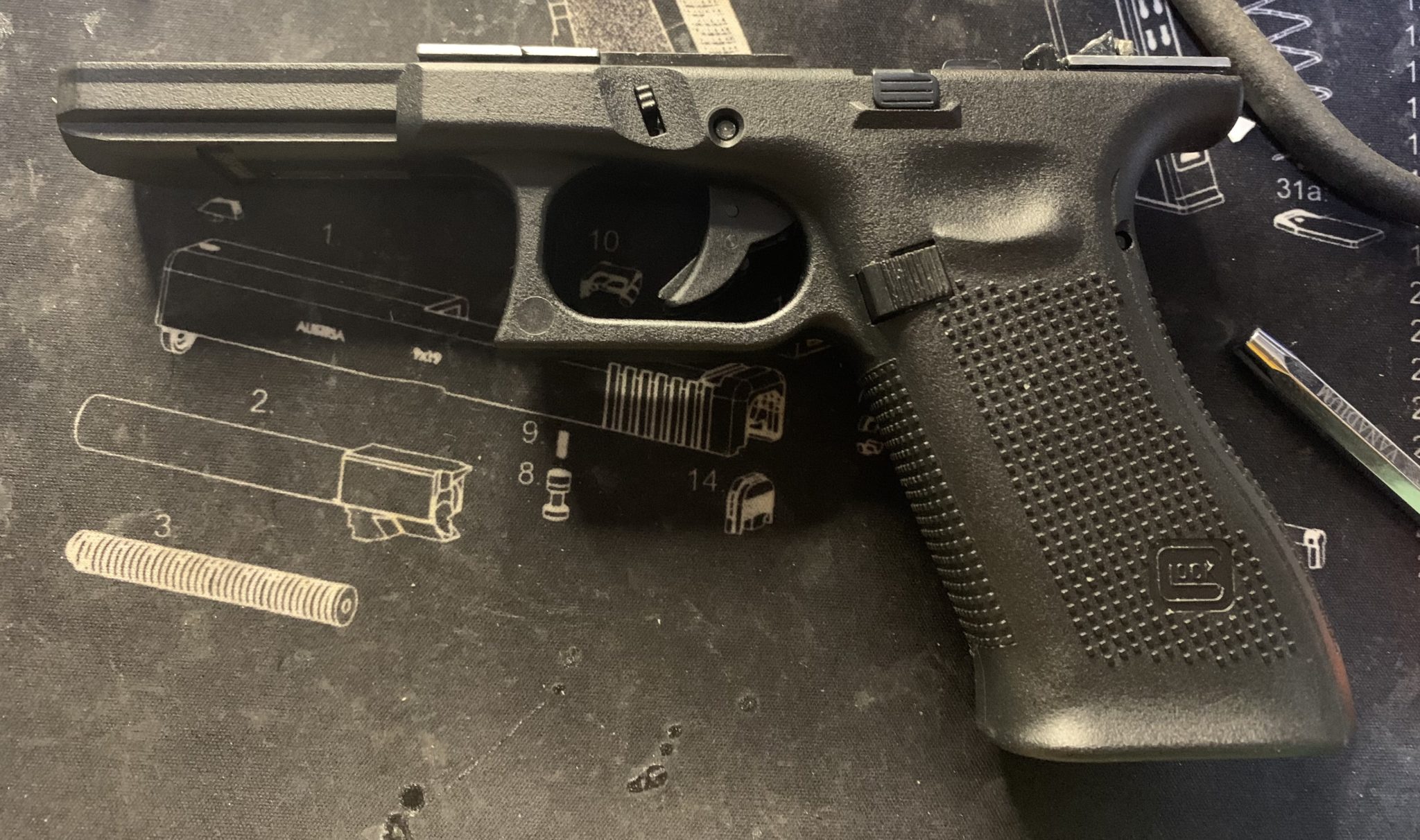 BATON BG-17 CO2 GBB(グロック17 GEN.5) カスタムその1