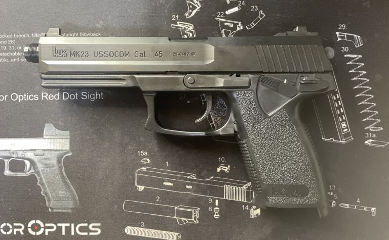 東京マルイ ソーコム MK23 HG エアコッキングハンドガン レビュー